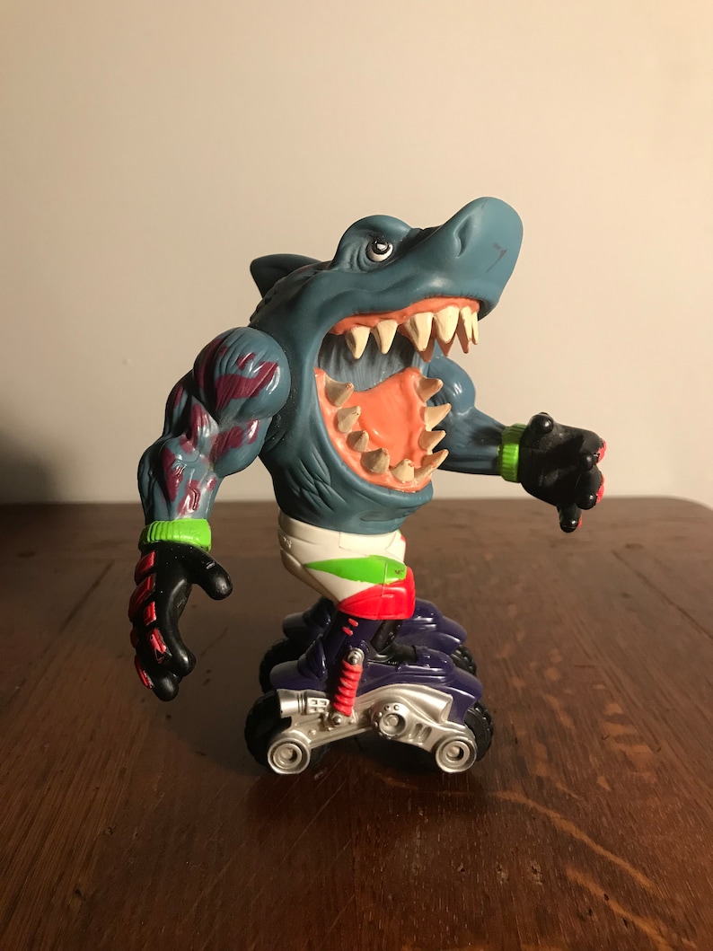 Vintage 1995 Street Sharks Moto Streex Action Figure - Etsy