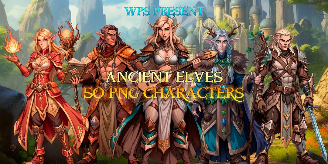 Ancient Elves, Dnd Characters, Illustration, Dnd Gift, Characters, DM ...
