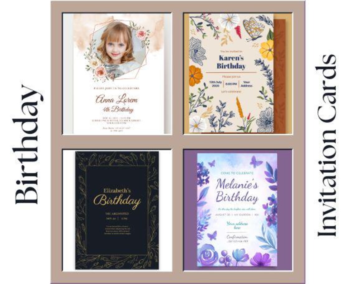 Printable Birthday Card | Digital Download | Personalized Birthday Card ...