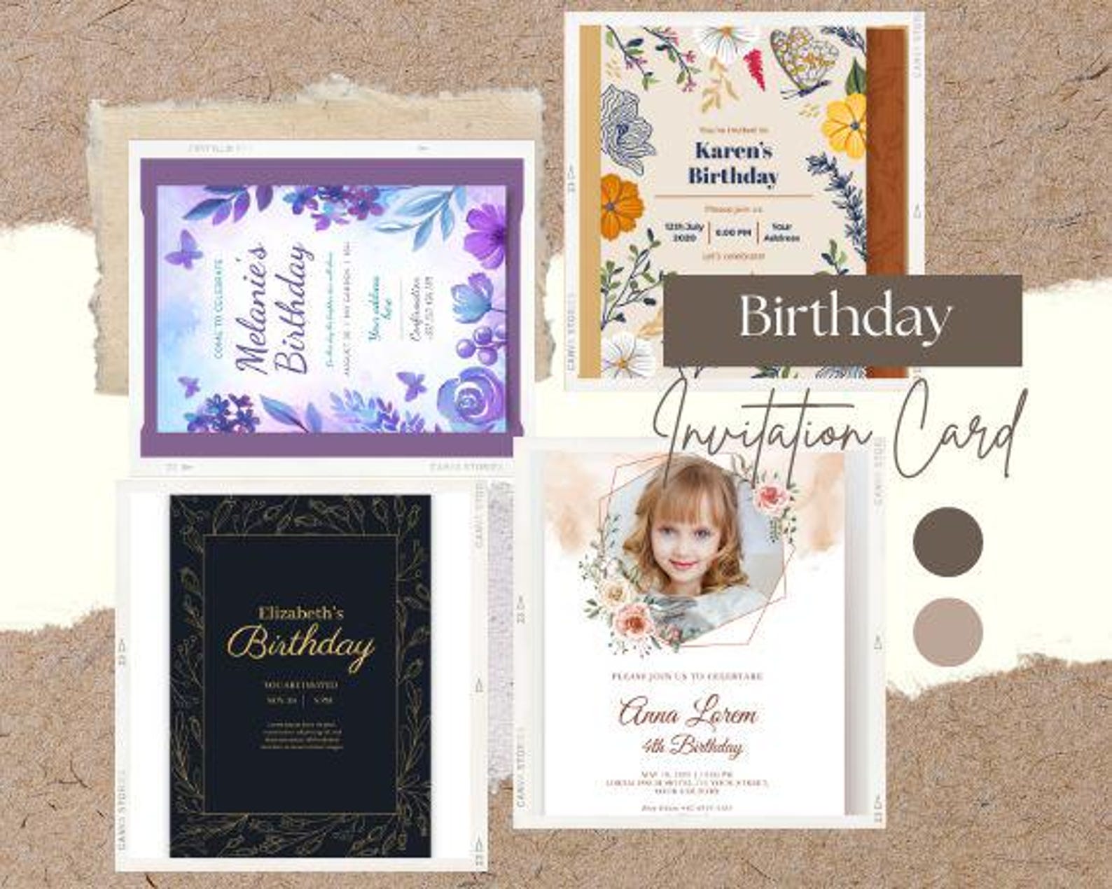 Printable Birthday Card | Digital Download | Personalized Birthday Card ...