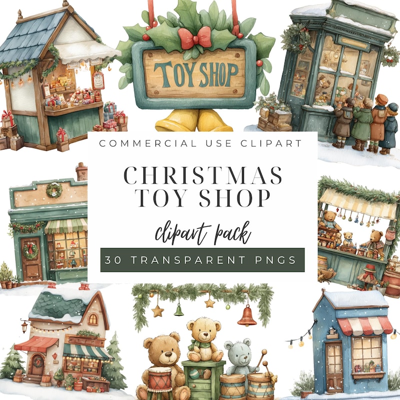 Santas Toy Shop - Etsy