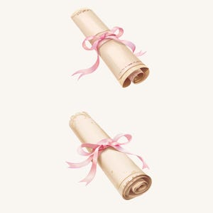 Pink Graduation Cap Clipart, Digital Download for Graduation Party ...