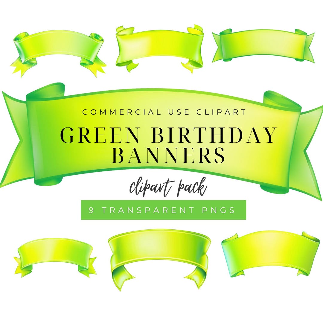 Watercolor Birthday Banner Clipart - Happy Birthday Clipart PNG ...