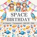 Watercolor Space Clipart for Kids Birthday, Astronaut Watercolor ...