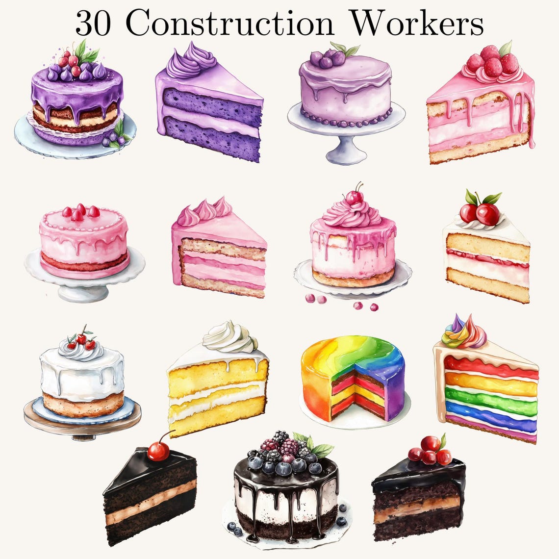 Birthday Cake Slice Clipart, Food Clipart, Birthday Cake Clipart ...