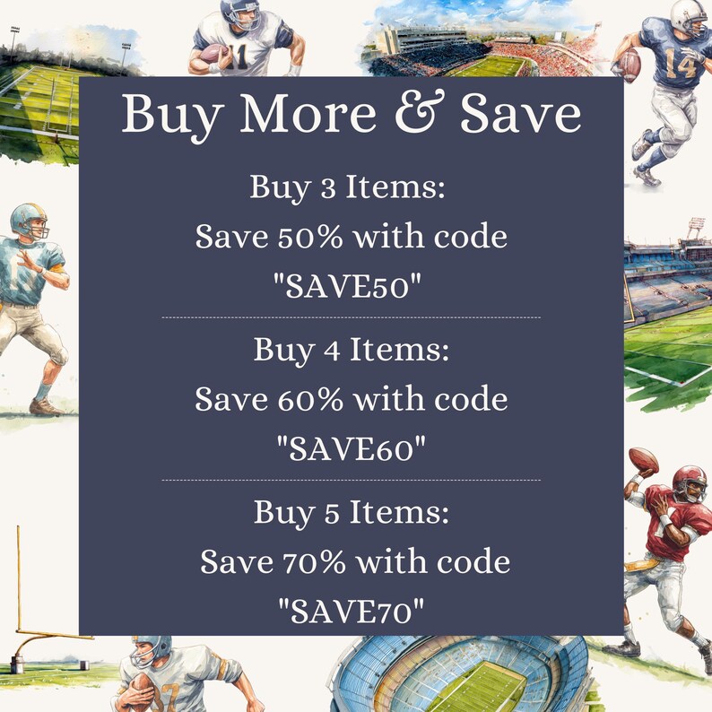 Watercolor Football Stadium Clipart, Digital Download, Transparent PNG ...