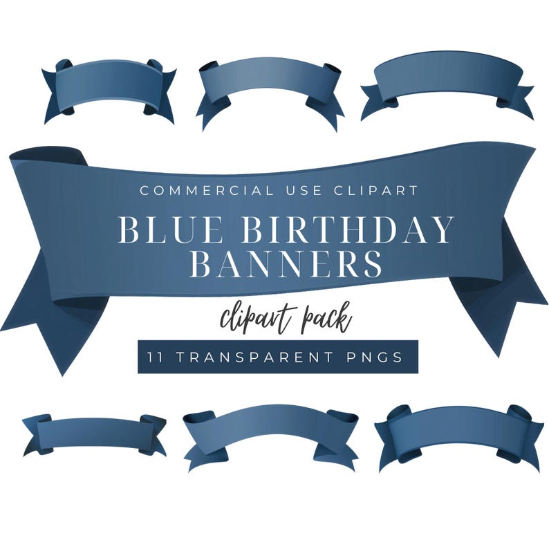 Watercolor Birthday Banner Clipart - Happy Birthday Clipart PNG ...