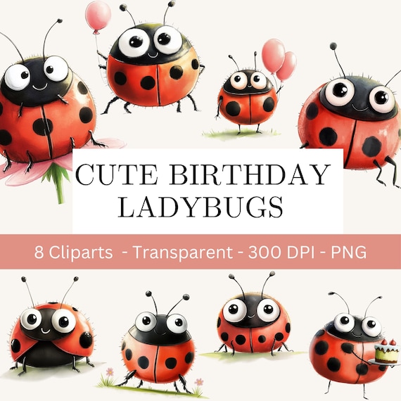 Ladybug Birthday Clip Art Printable Little Ladybug Birthday Party