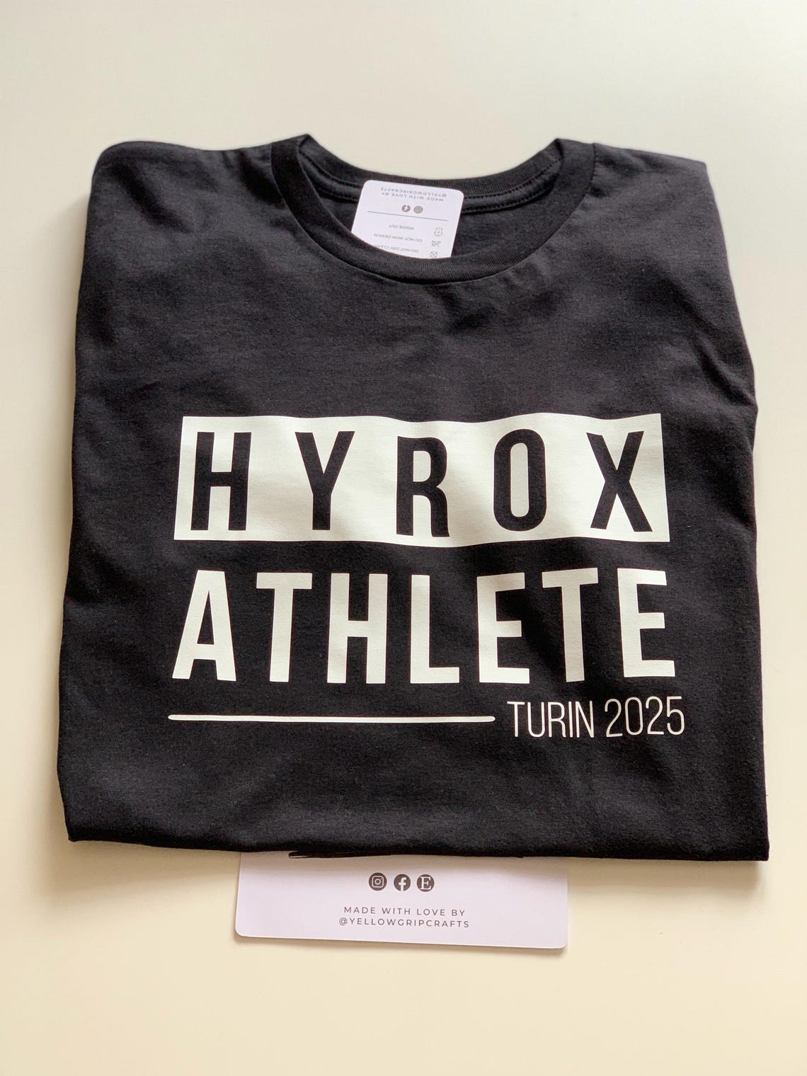 Custom HYROX Race T-shirt Personalized Fitness Competition Tee HYROX ...