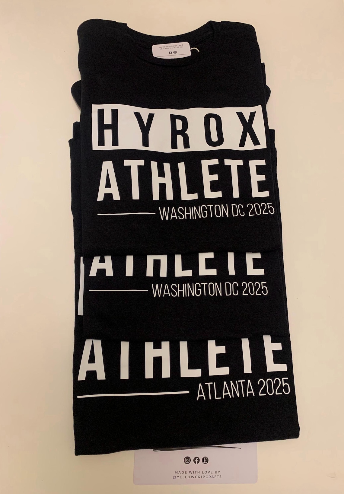 Custom HYROX Race T-shirt Personalized Fitness Competition Tee HYROX ...