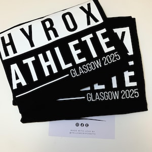 Custom HYROX Race T-shirt Personalized Fitness Competition Tee HYROX ...