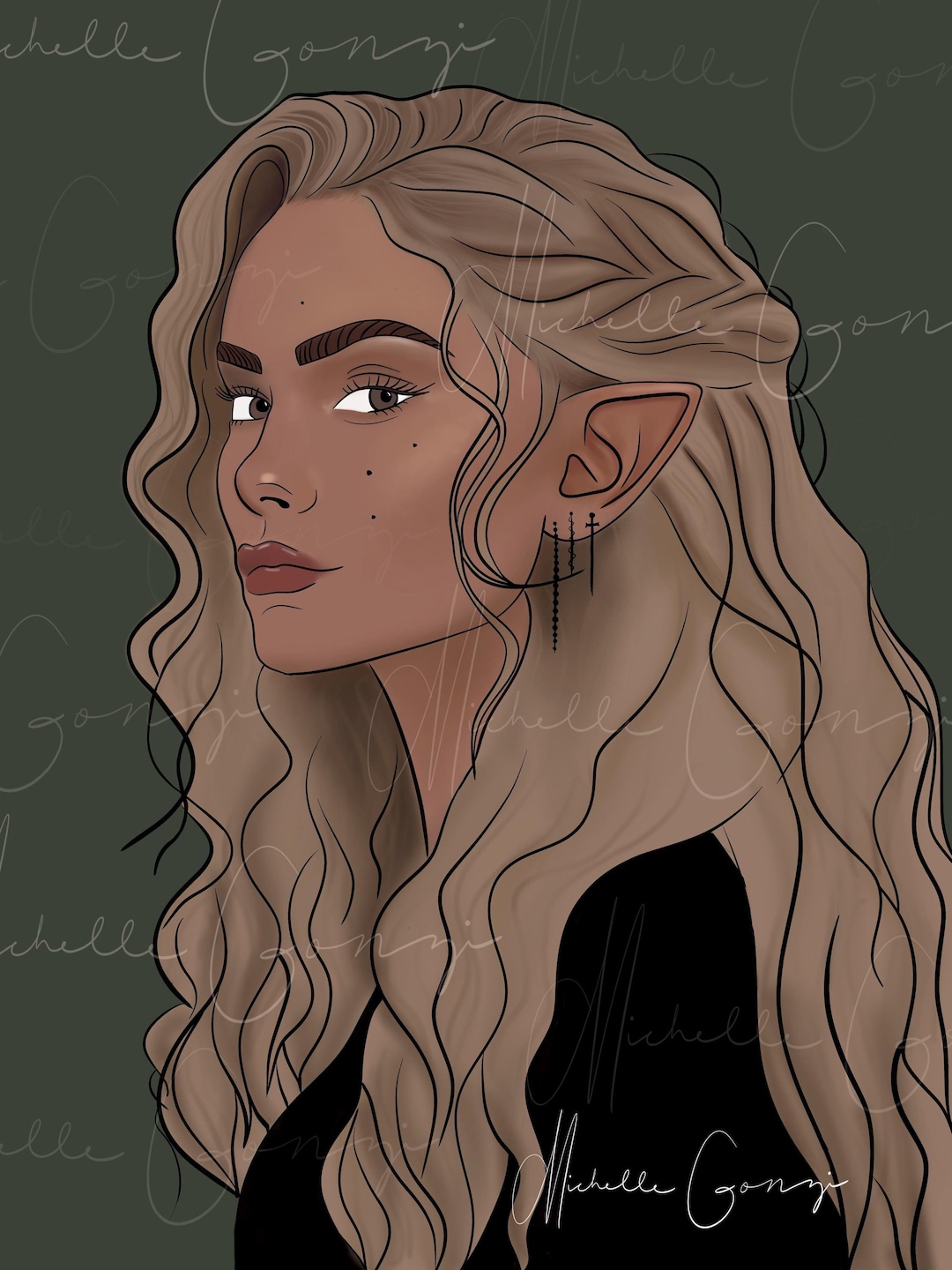 Fictional Book Character Art Print - Etsy