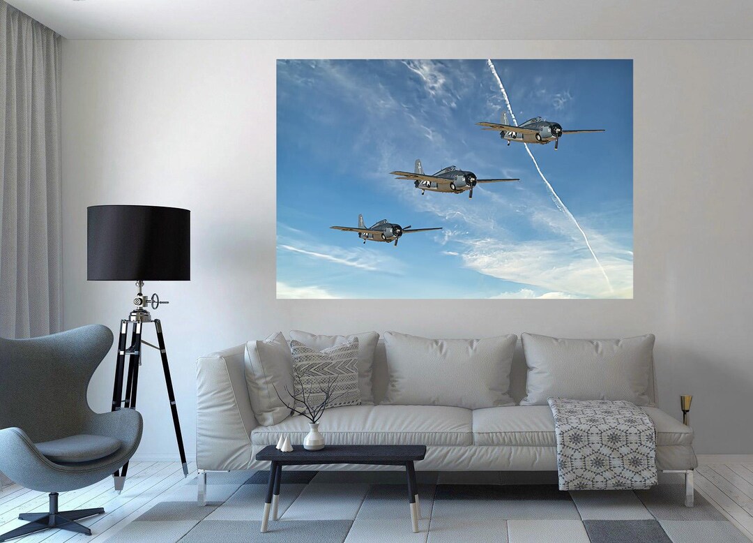 1940s Grumman F4F Wildcat USN Fighter Planes Signed Limited Edition ...