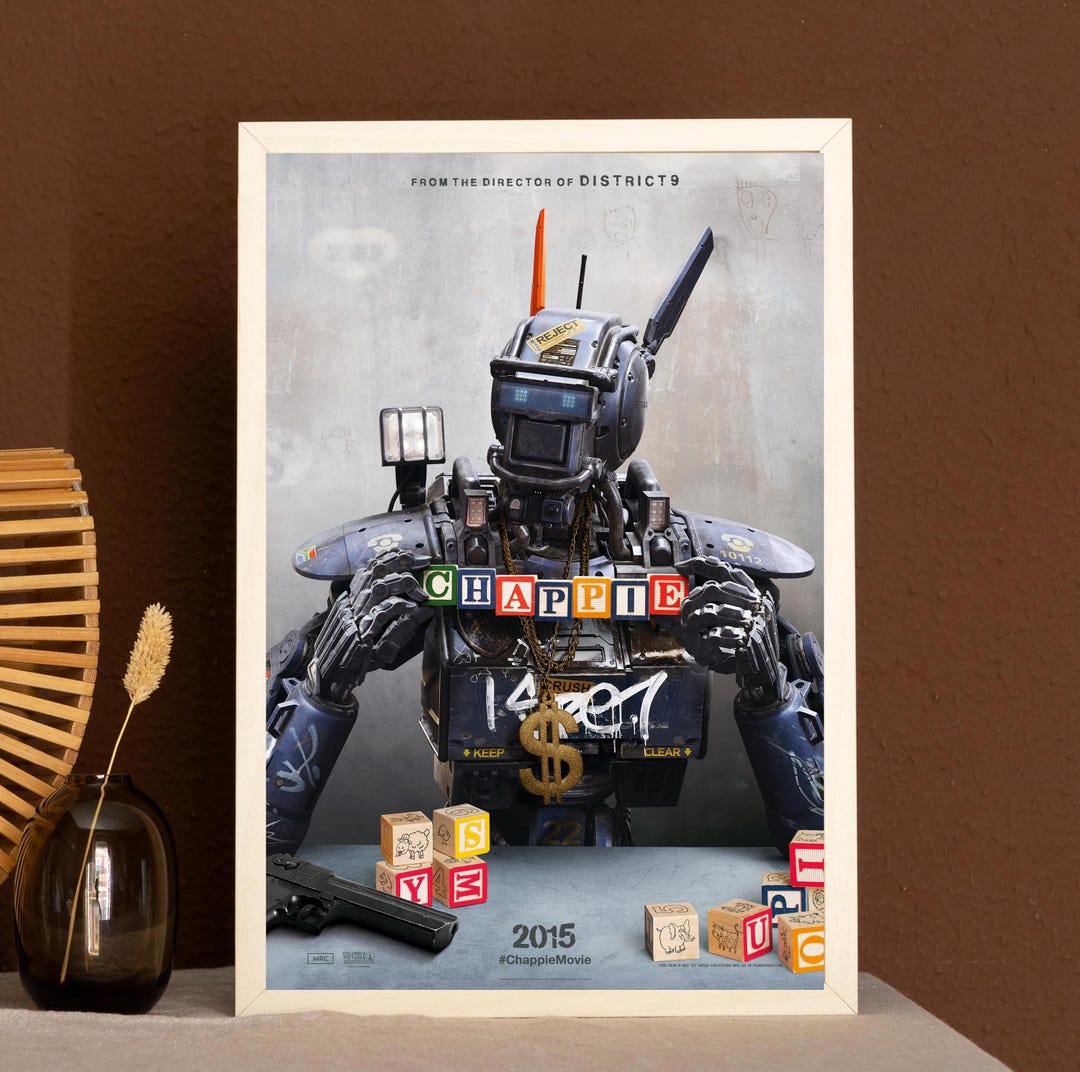 Chappie Movie Poster / Film Fan Collectibles / Wall Art / Canvas Poster ...