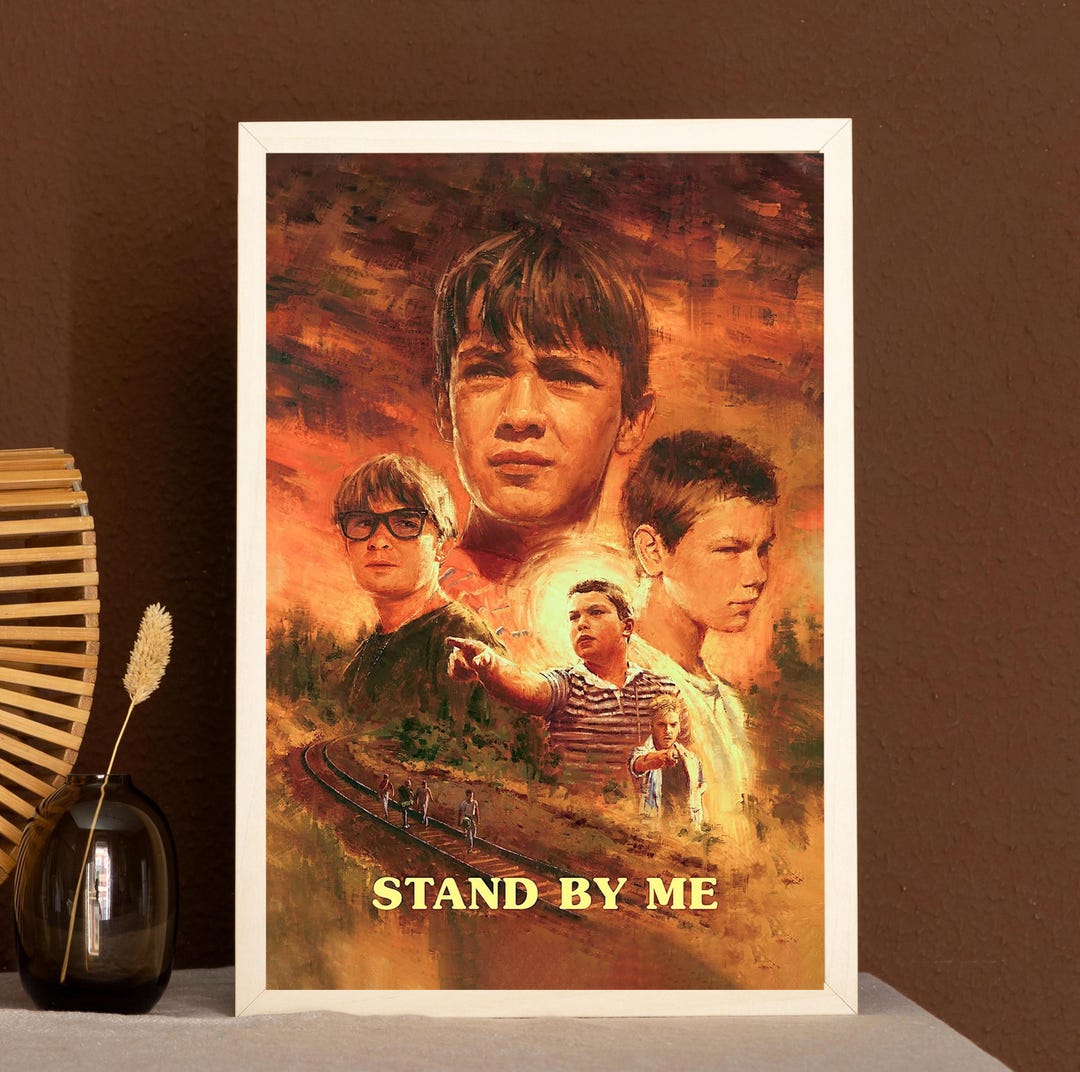 Stand by Me Movie Poster, Canvas Print, Movie Fan Collectible, Wall Art ...
