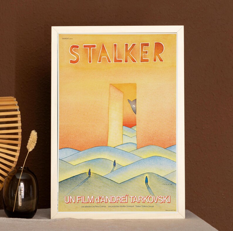 Stalker Movie Poster, Canvas Print, Movie Fan Collectible, Wall Art ...