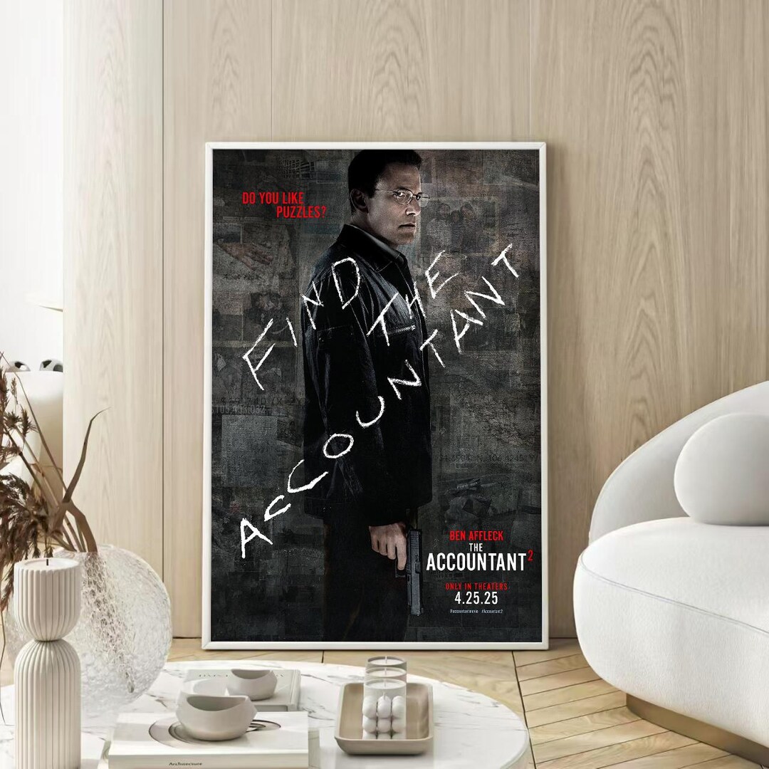 The Accountant 2 Movie Poster, Canvas Print, Movie Fan Collectible ...