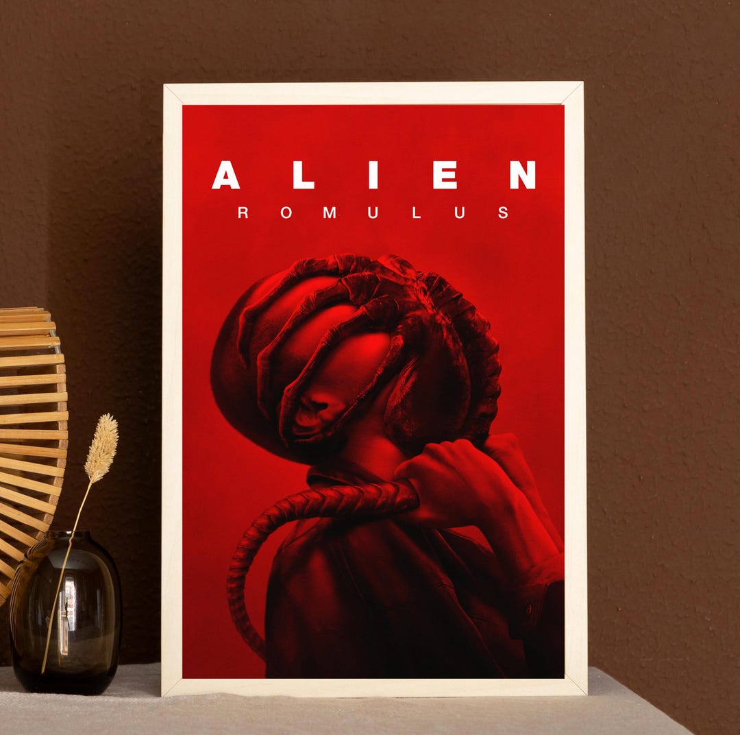Alien Romulus Movie Poster / Film Fan Collectibles / Wall Art / Canvas ...