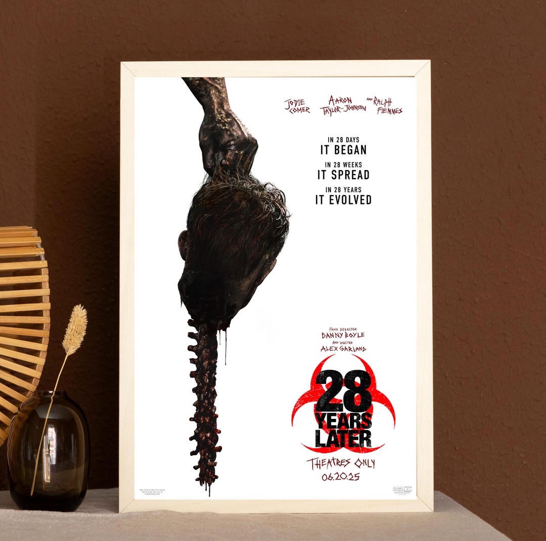 28 Years Later Movie Poster / Film Fan Collectibles / Wall Art / Canvas ...