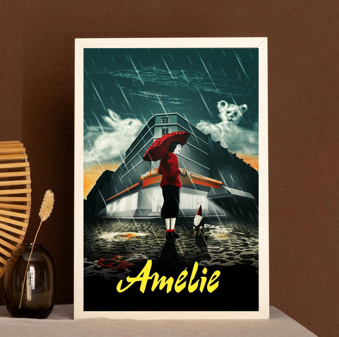 Amelie Movie Poster / Film Fan Collectibles / Wall Art / Canvas Poster ...
