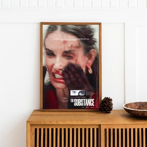 The Substance Movie Poster / Film Fan Collectibles / Wall Art / Canvas ...