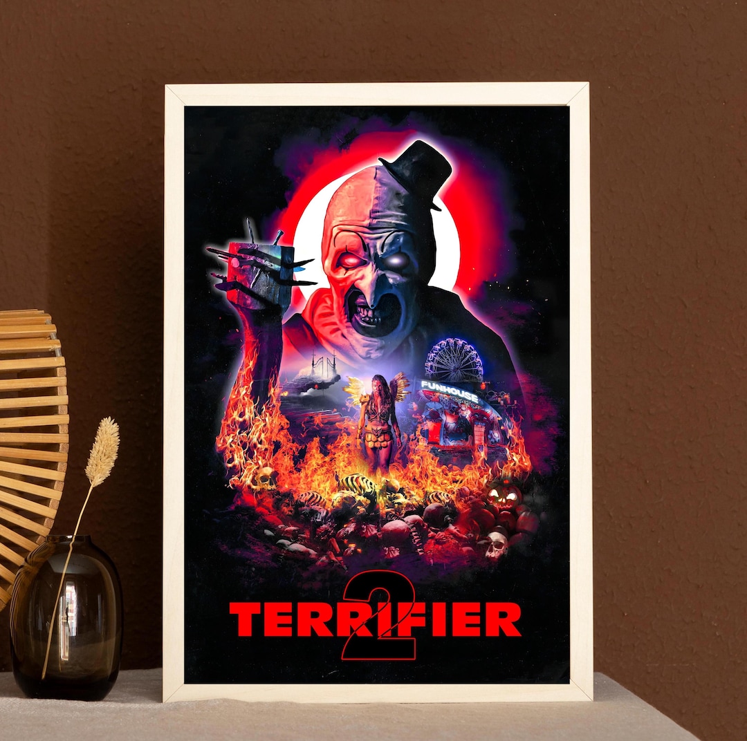 Terrifier 2 Movie Poster / Film Fan Collectibles / Wall Art / Canvas ...