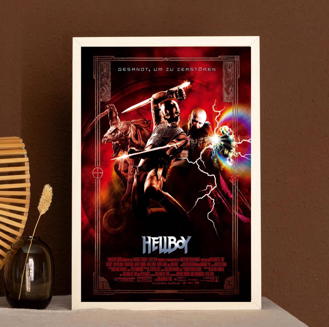 Hellboy Movie Poster / Film Fan Collectibles / Wall Art / Canvas Poster ...