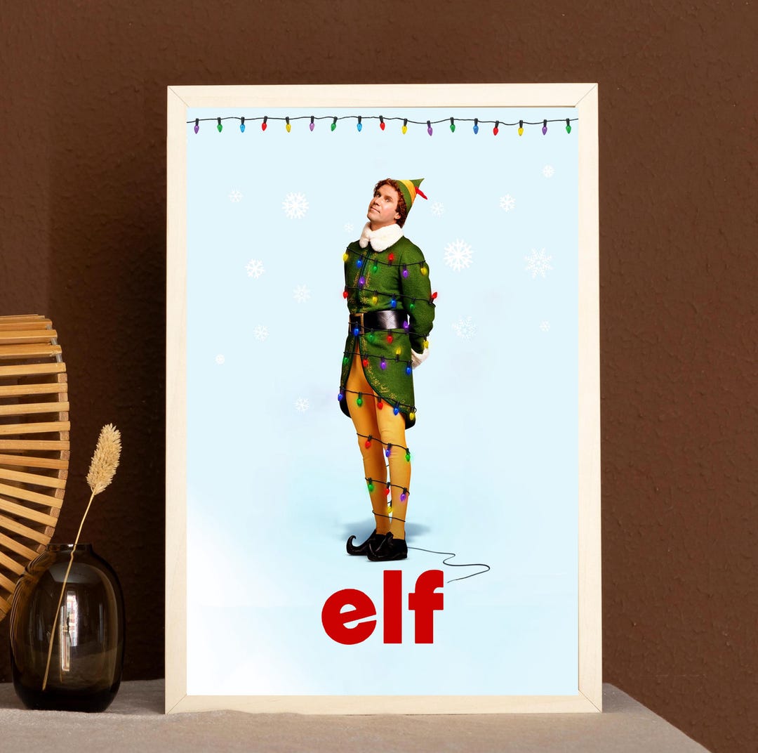 Elf Movie Poster / Film Fan Collectibles / Wall Art / Canvas Poster ...