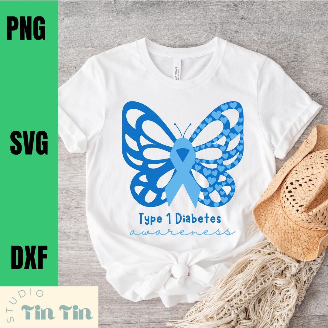 Type 1 Diabetes Awareness Svg Png Dxf, T1D Mom, Type 1 Diabetes Svg ...