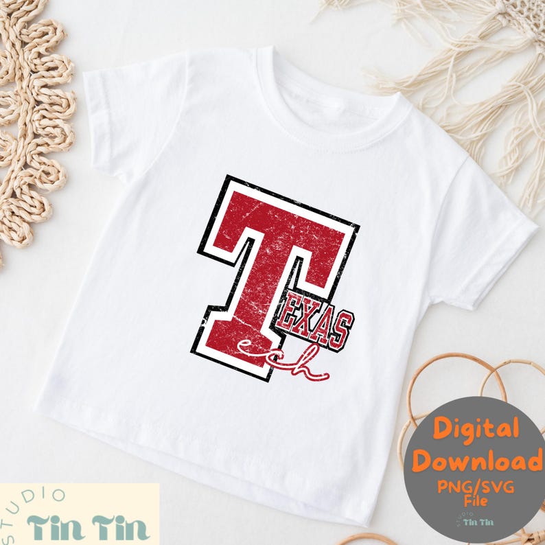 Texas Tech Svg Png, Preppy Texas Tech Png, Tx, Black and Red Football ...