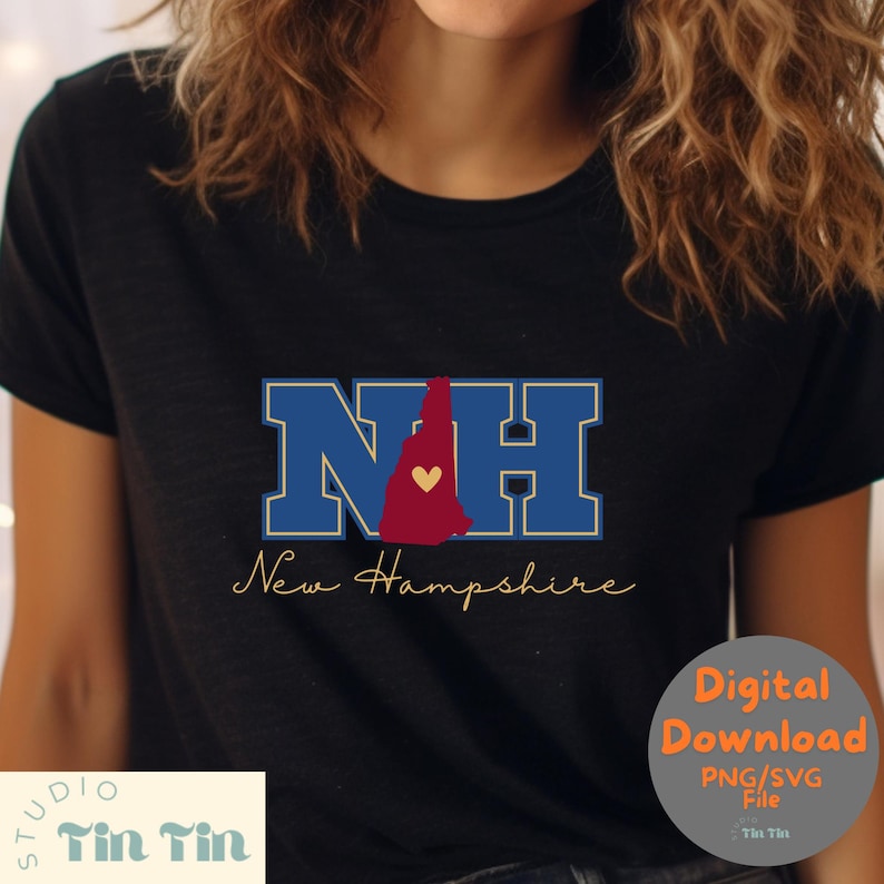 New Hampshire Svg Png, NH Svg, New Hampshire State, New Hampshire ...