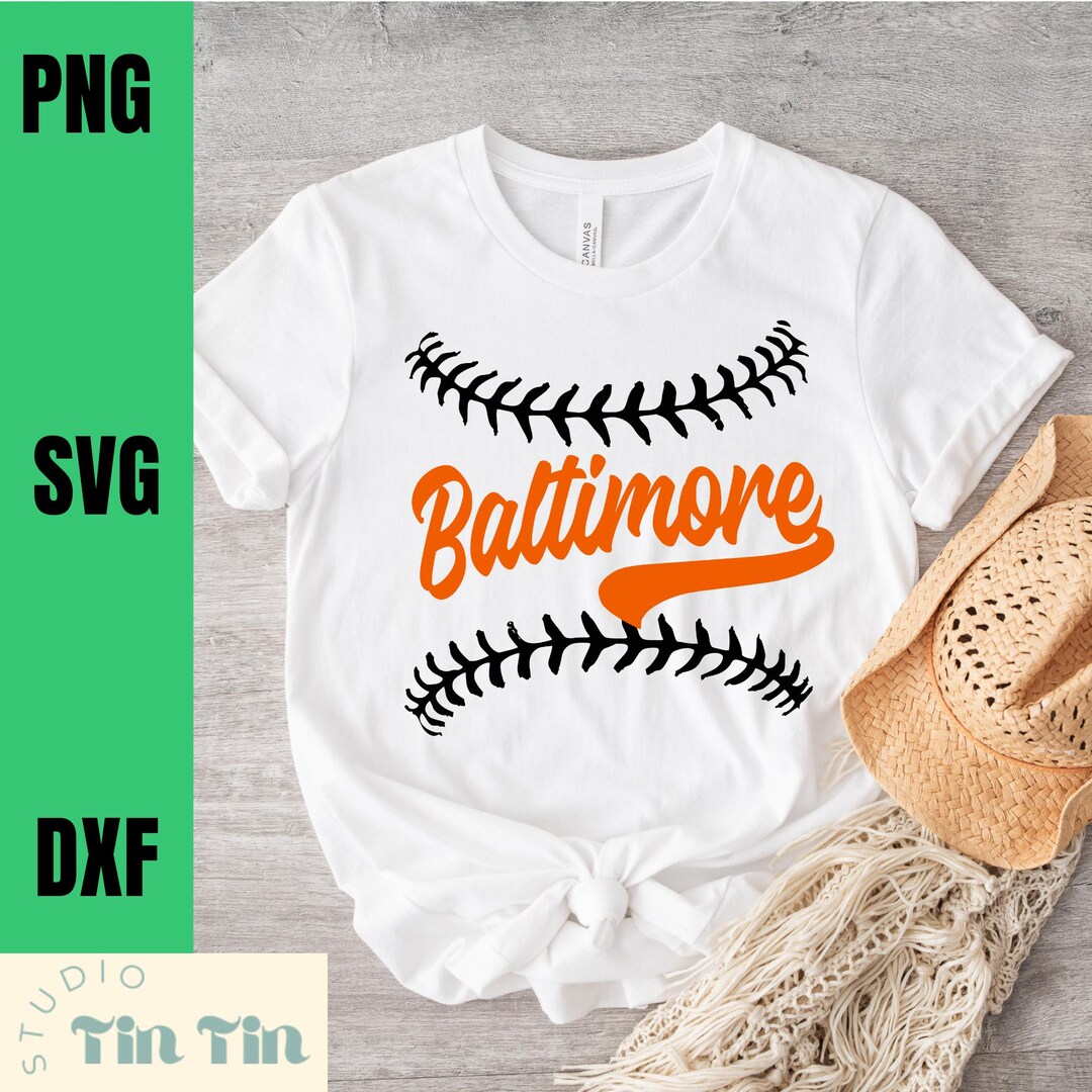 Baltimore Baseball Svg Png Dxf, Baltimore Baseball Design Svg Files for ...