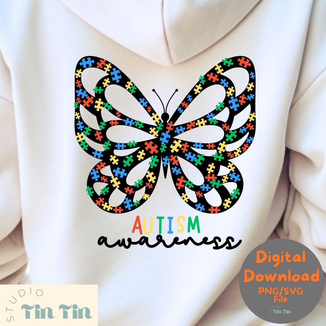 Autism Awareness SVG PNG, Autism Svg, Autism Png, ASD Svg, We Wear Blue ...