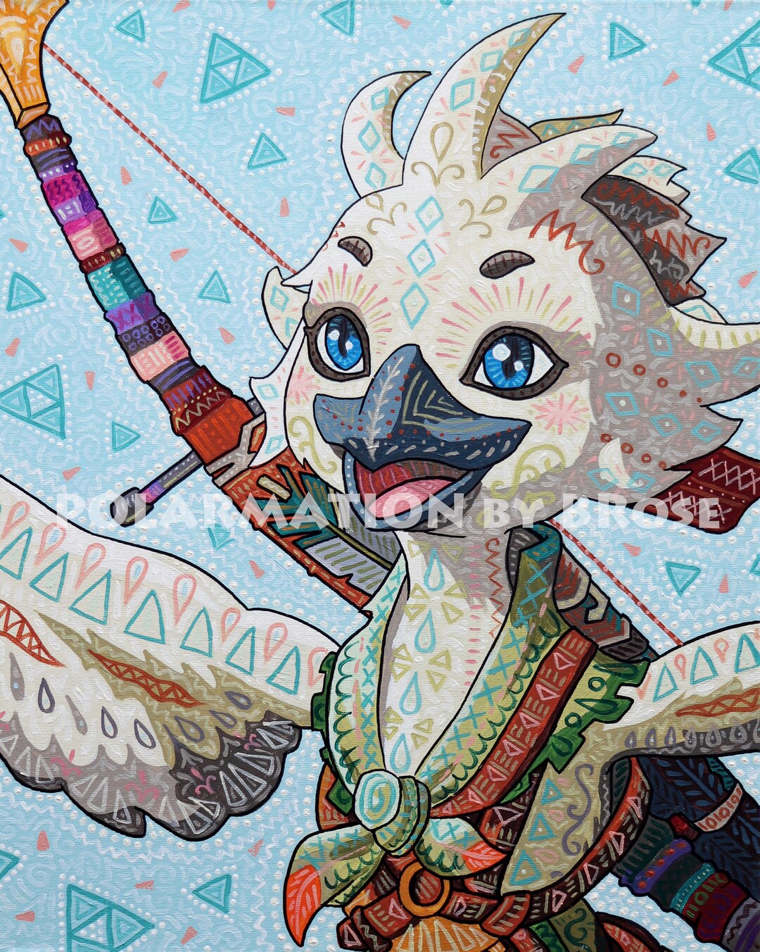 PRINT of Tulin, Zelda: Tears of the Kingdom, Fan Art - Etsy