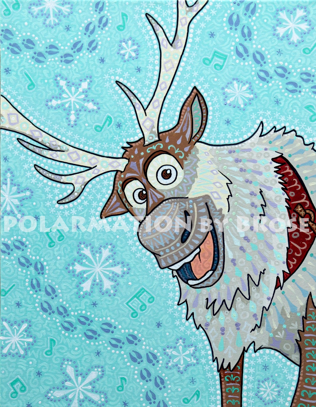 PRINT of Sven, From Frozen, Disney Art, Fan Art - Etsy