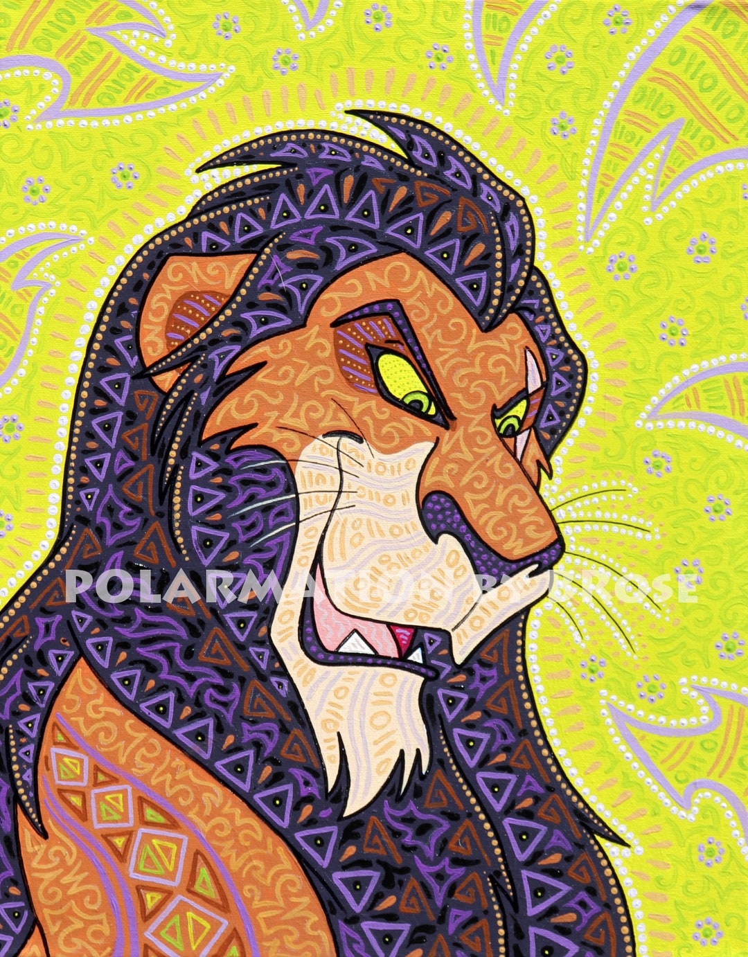 PRINT of Scar From the Lion King, Disney Art, Fan Art - Etsy