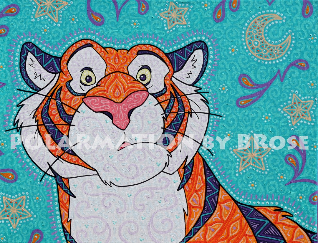 PRINT of Rajah From Aladdin, Disney Art, Fan Art - Etsy