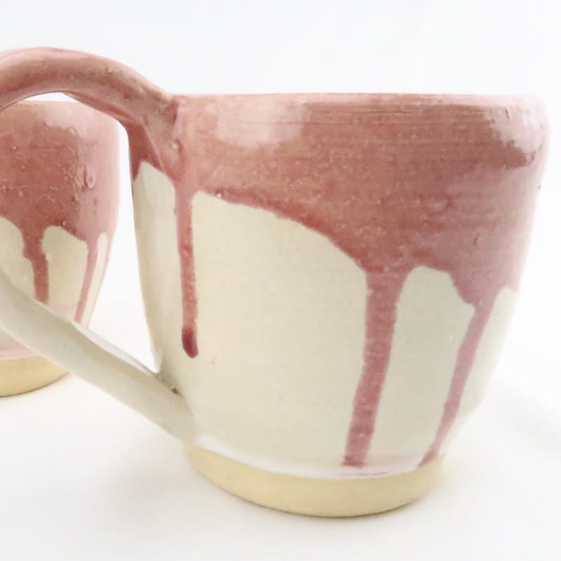 Vintage Pink Drip Glaze - Etsy