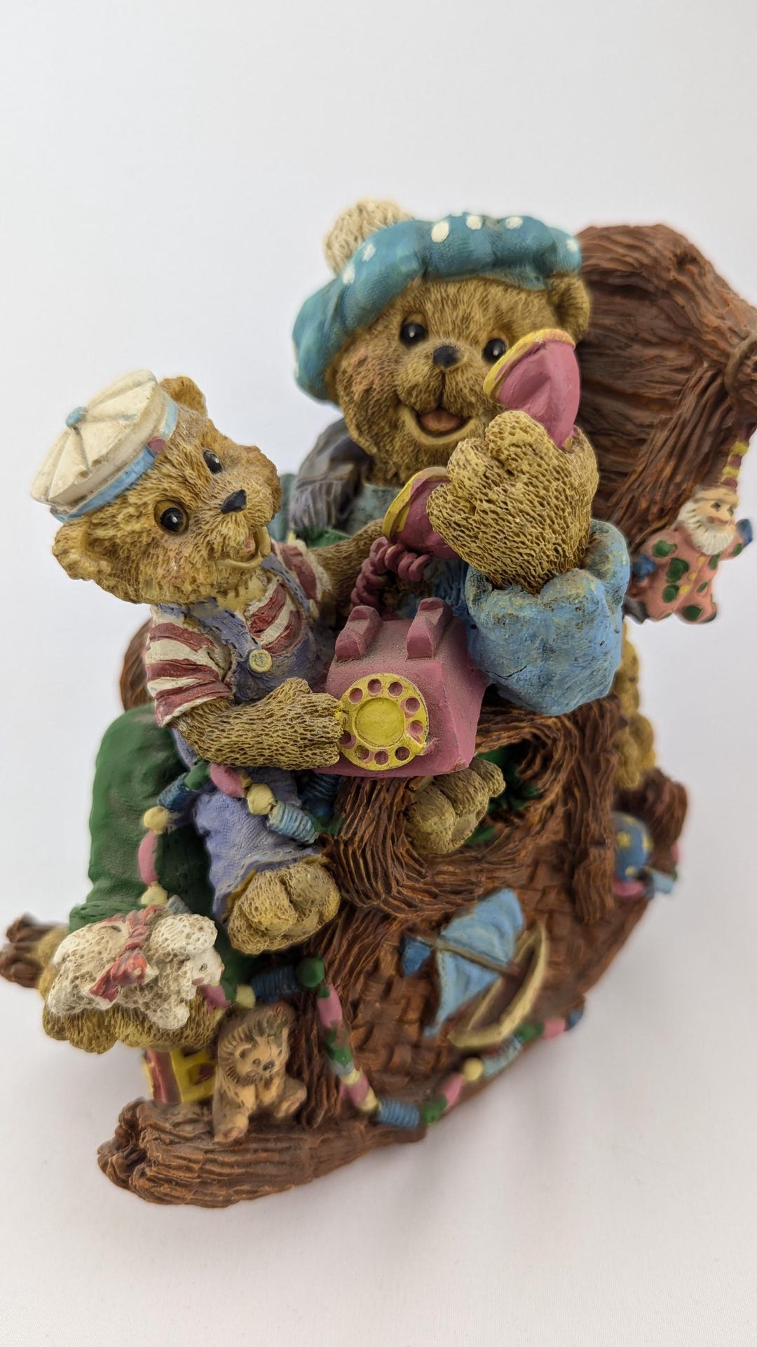 Vintage Ceramic Rocking Chair Bear Musical Figurine, Boyds Bears - Etsy