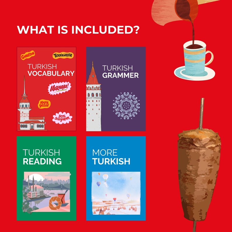 LEARN A1-A2 TURKISH FAST! Turkish Vocabulary - Turkish Reading ...