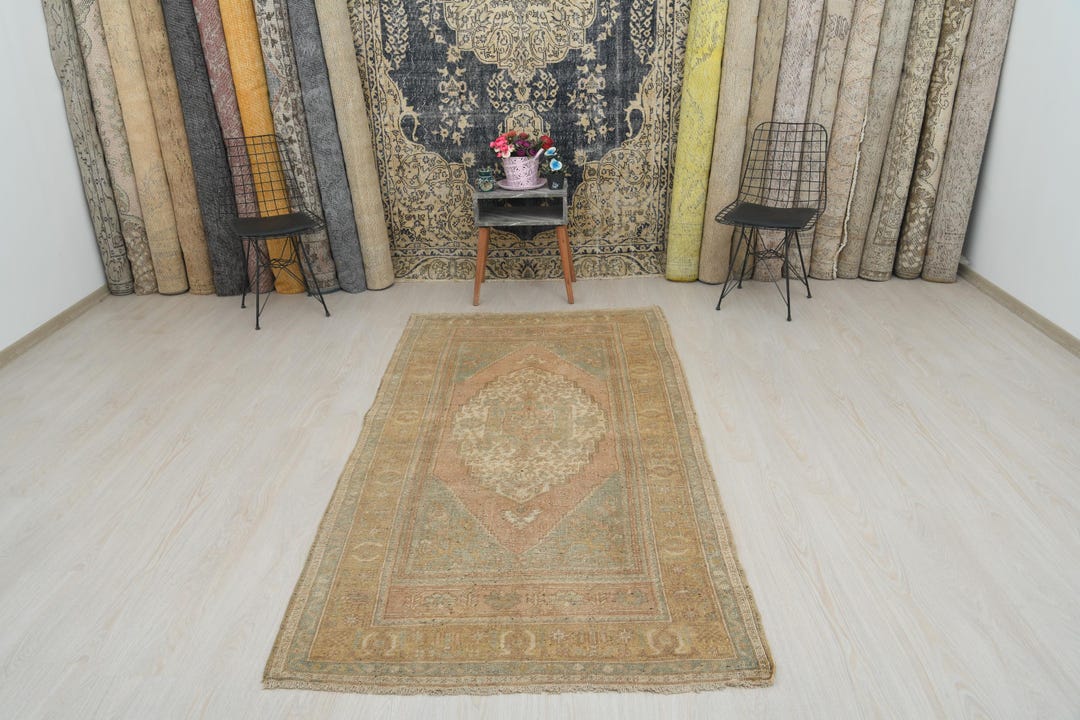 4x8 Rug, 4x8 Runner Rug, 4x8 Hallway Rug, 4x8 Turkish Rug, Turkish ...