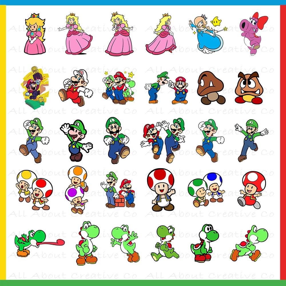 Super Mario Font, Mario Font, Super Mario Letters, Super Mario Font SVG ...