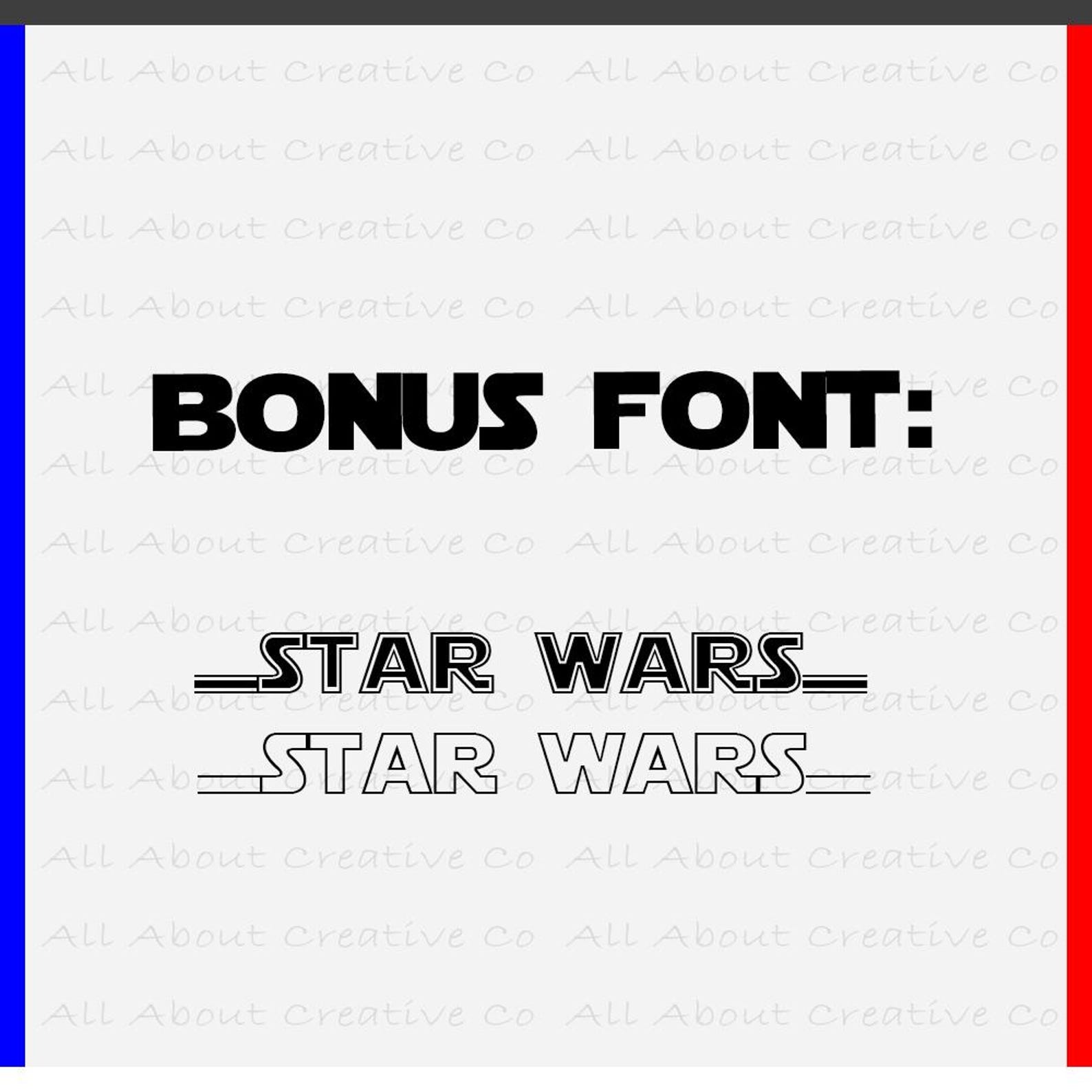 Starwars Font SVG, Star Wars Aplhabet Svg, Star Wars Svg, Font Svg ...