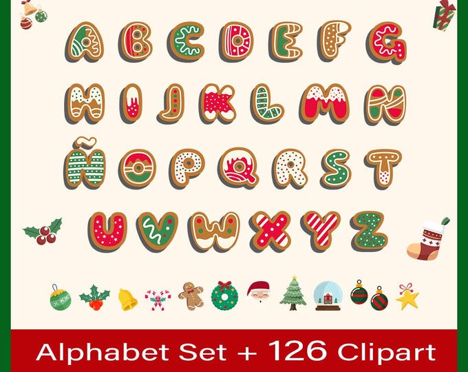Christmas Alphabet, Christmas Tree Alphabet, Letters Png, Alphabet Png ...