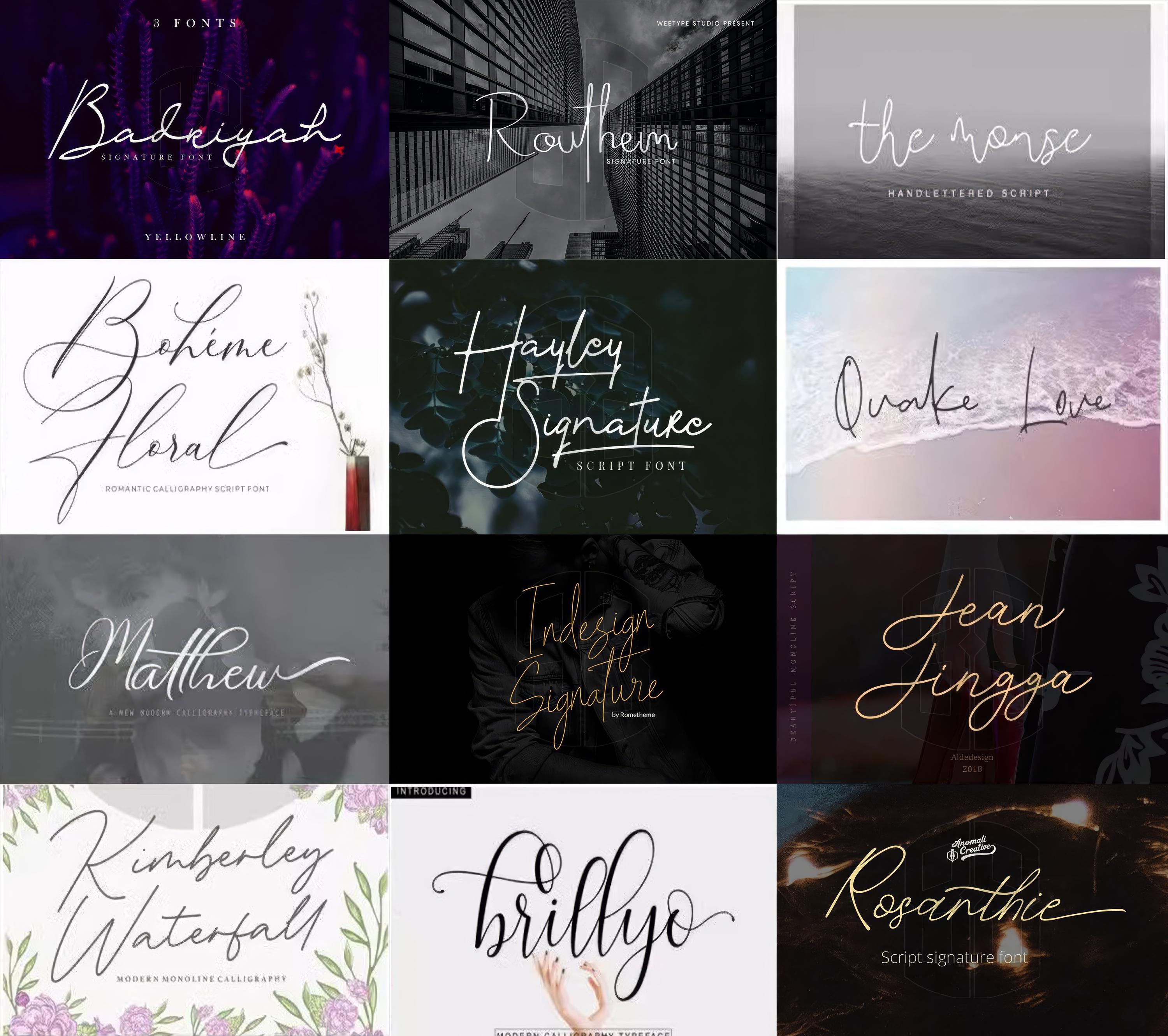 Handlettered Font Bundle - Planner Fonts - Farmhouse Font - Procreate Font - Cursive Font ...