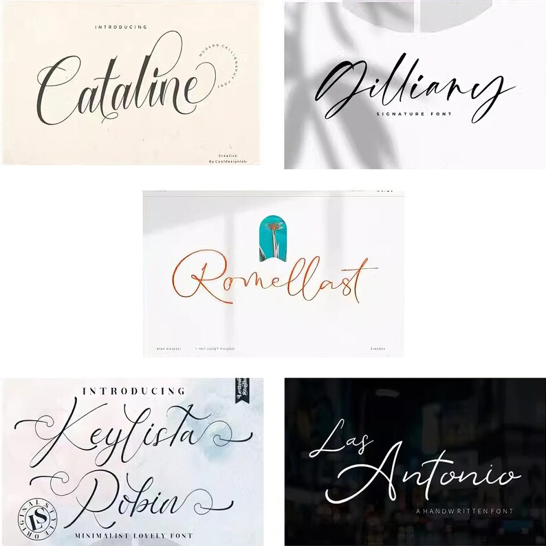 Handlettered Font Bundle - Planner Fonts - Farmhouse Font - Procreate ...