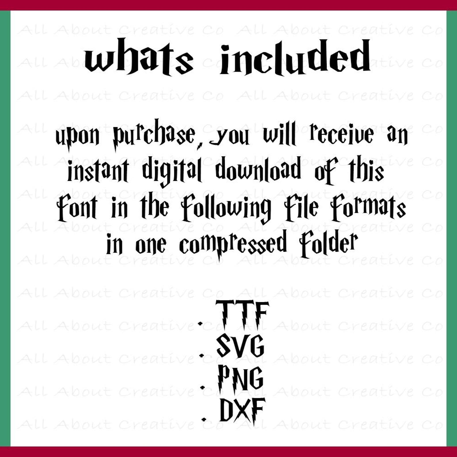 Potter Font SVG, Wizard Font Svg, Magic Wizard Svg, Halloween Font Svg ...