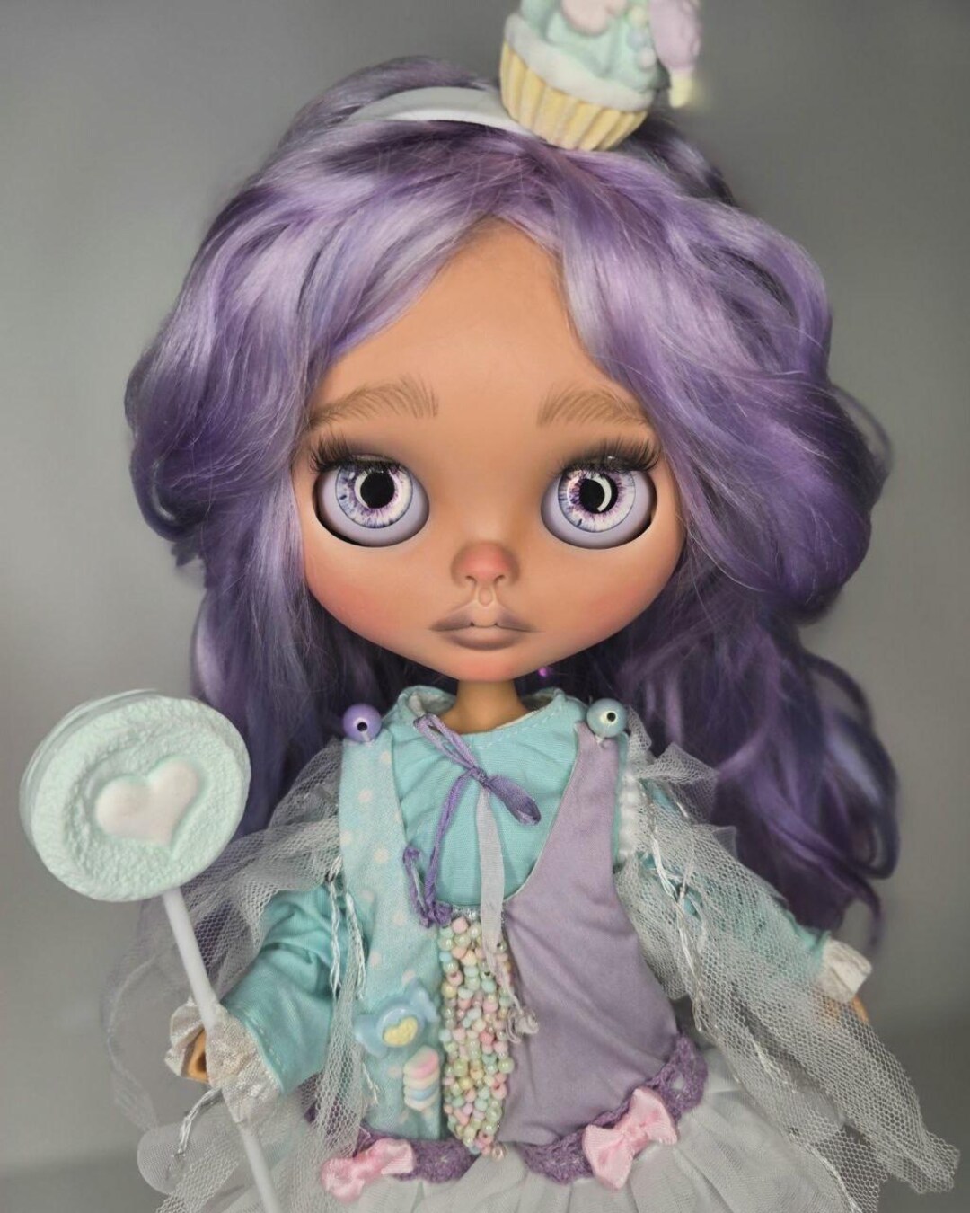 Beautiful Blythe Doll. Tan Skin. Custom Blythe. OOAK Doll, Blythe, Art ...
