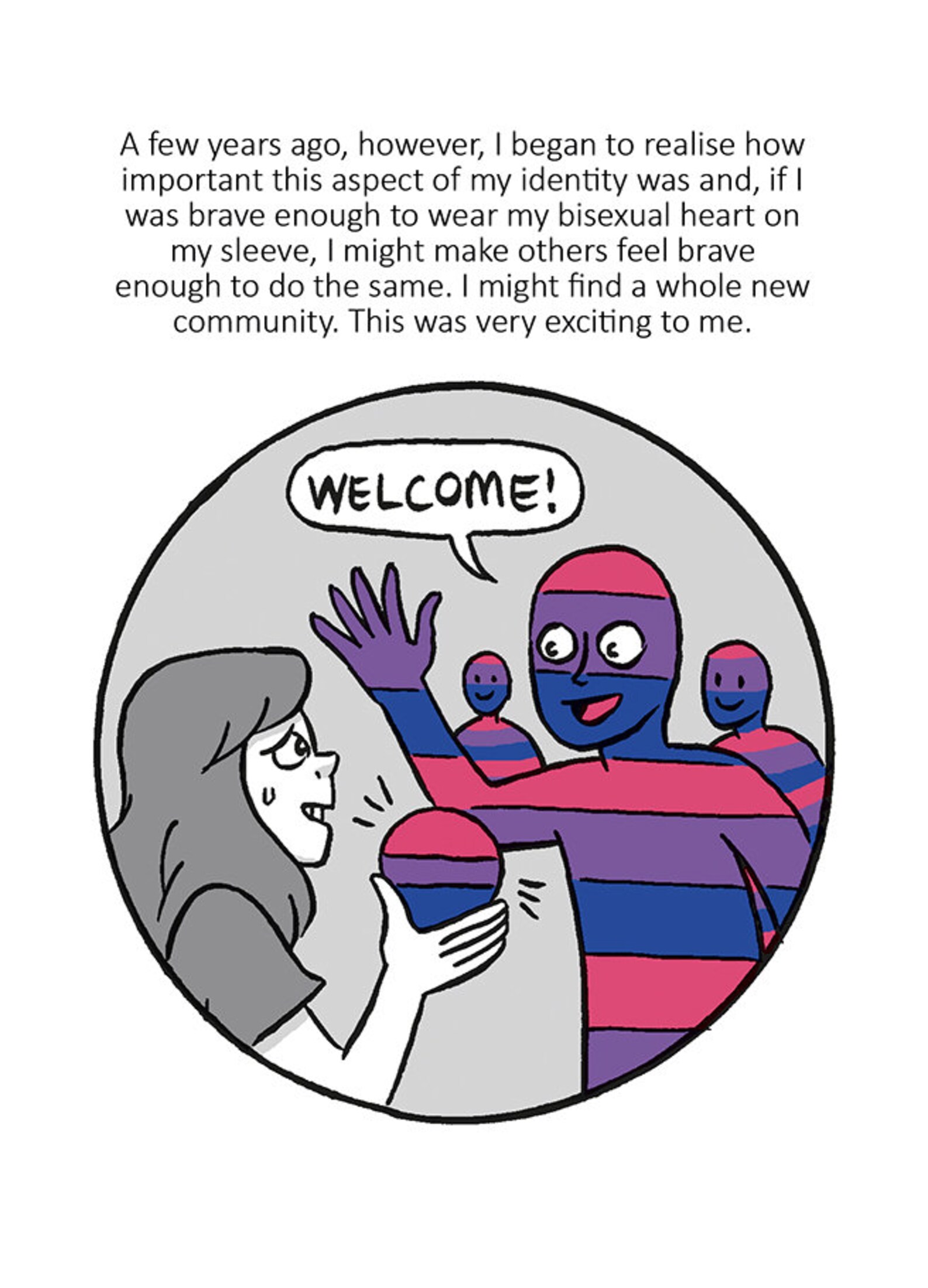 Btw Bisexual Mini Comic Etsy