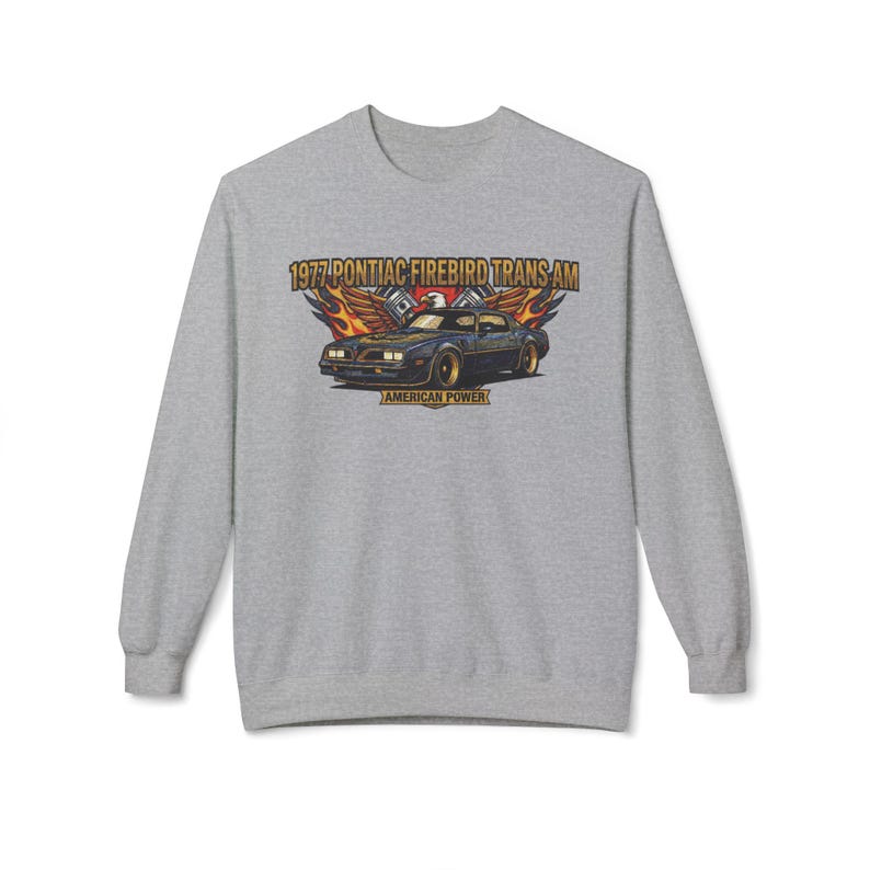 1977 Pontiac Firebird Trans Am Sweatshirt | Classic Muscle Car Crew - Etsy
